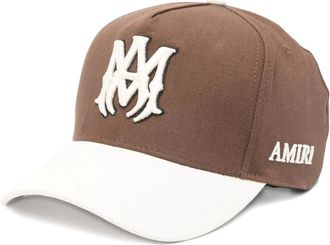 Amiri Homme, Accessoires, Brun, Taille: ONE Size Casquette de baseball avec logo brod&eacute;