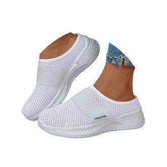 Minetom Orthop&auml;dische Hausschuhe Damen Clogs Pantoletten Air Cushion Freizeit Atmungsaktiv Sandals Gesundheitsschuhe Slip on Walkingschuhe Mesh Sandalen Schuh