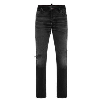 Philipp Plein Super Straight Cut Jeans - - Jeans - Herren - Schwarzk - W30
