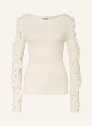 Liu Jo Liu Jo Pullover Mit R&uuml;schen weiss