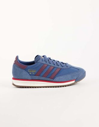 adidas Originals SL 72 RS sneakers bleu et bordeaux