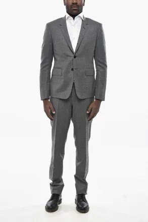 Thom Browne 3-Knopf-Anzug Aus Wolle Mit Doppeltem R&uuml;ckenschlitz Thom Browne