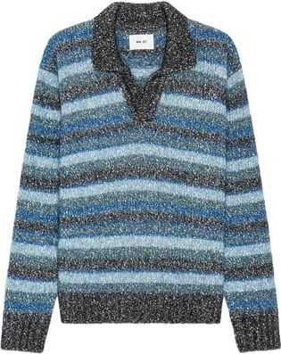 Nn.07 Pull ample ray&eacute; col ouvert