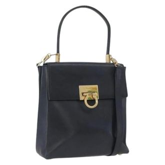 Ferragamo Sac &agrave; main Pre-owned - Femme - Pre-owned - Bleu - Taille: ONE Size