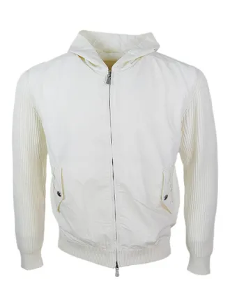 Eleventy Casualjacke - Wei&szlig;