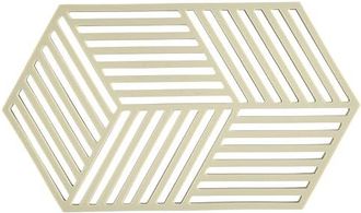 Zone Denmark Hexagon Topfuntersetzer Hitzebest&auml;ndig, Silikon Untersetzer, Praktische und Dekorative Topf-Untersetzer, Sp&uuml;lmaschinenfest, 24 x 14 cm, Pear