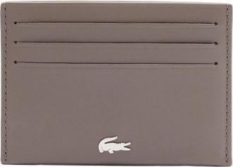 Lacoste Portemonnaies - Lacoste LACOSTE Herren Kreditkartenh&uuml;lle, echtes L - Gr. unisize - in Braun - f&uuml;r Damen