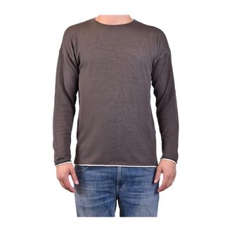 Isabel Benenato Rundhals-Strickware - - Knitwear - Herren - Gr&uuml;n - XL