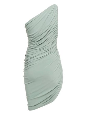 Norma Kamali robe Diana mi-longue &agrave; design asym&eacute;trique &agrave; une &eacute;paule - Vert