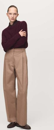 Mango Pull en maille moyenne grenat - Femme - S - MANGO