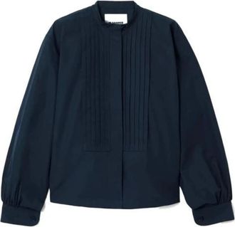 Jil Sander Femme, Blouses et Chemises, Bleu, Taille: 46 FR Casual Chemises