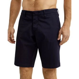 Fay Shorts en Coton Bleu Marine Coupe Large - Homme - Shorts - Bleu - Taille: W32