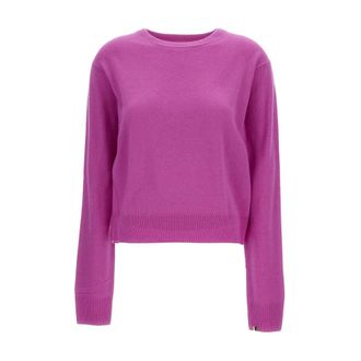 Extreme Cashmere Femme, Pulls, Rose, Taille: ONE Size Pull ras du cou classique