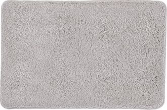 Kleine Wolke Badteppich Scott mit 50 x 70 cm in Silbergrau aus 100% Polyester