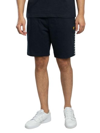 Lyle & Scott Karierte Sweatshorts, Blau