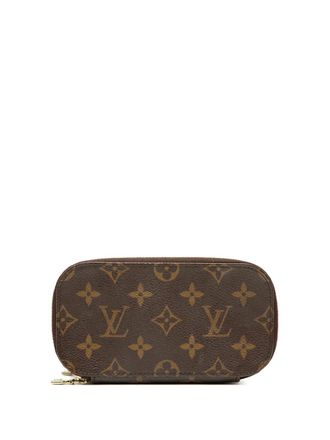 Louis Vuitton 2002 Monogram Trousse Blush PM - Marron