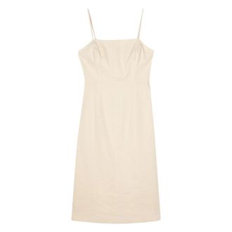 Theory Strappy A Midi - - Dresses - Damen - Beige - S