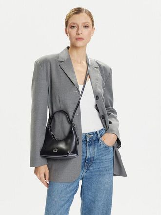 Calvin Klein Handtasche Emblm Hw Lthr Mini LV04F3263G Schwarz