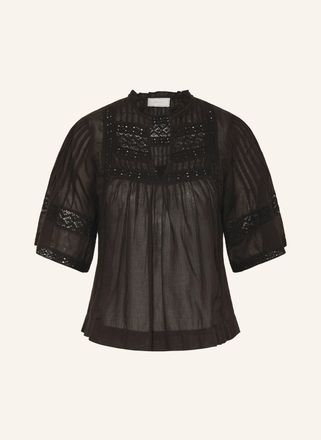 Neo Noir Neo Noir Blusenshirt Siama Mit Spitze schwarz