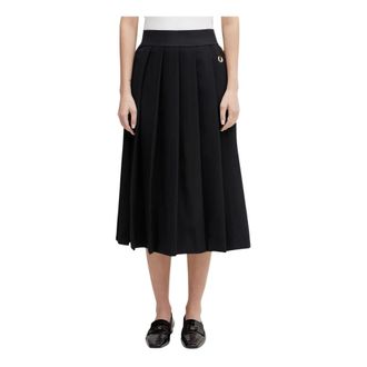 Fred Perry Midi Skirts - - Skirts - Damen - Schwarzk - S