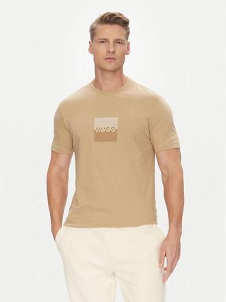 HUGO BOSS T-Shirt Dusplit 50542784 Beige Regular Fit