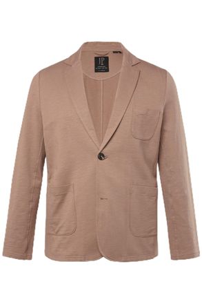 JP1880 Herren große Größen Menswear L-8XL JP1880 Sweat-Sakko, Business, Flamm-Sweat, aufgesetzte Taschen, bis 7 XL braun grau 7XL 820825337-7XL