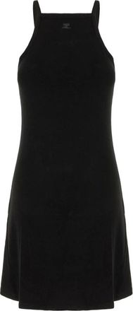 Courr&egrave;ges Femme, Robes, Noir, Taille: 40 FR Logo-detail Mini Dress