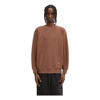 Ader Error Meadow Texturierter Raglan-Sweatshirt - - Sweatshirts & Hoodies - Herren - Braun - XL