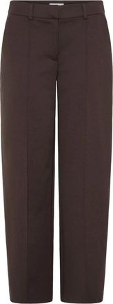 Ichi Ichi, Femme, Pantalons, Brun, Taille: 44 FR Ihkate SUS Office Long Wide PA
