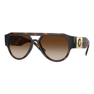 Versace Lunettes de soleil Medusa Stud - Homme - Accessoires - Brun - Taille: 57 MM