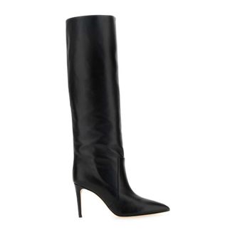 PARIS TEXAS Schwarze Lederstiefel mit Absatz - - Shoes - Damen - Schwarzk - 38 EU