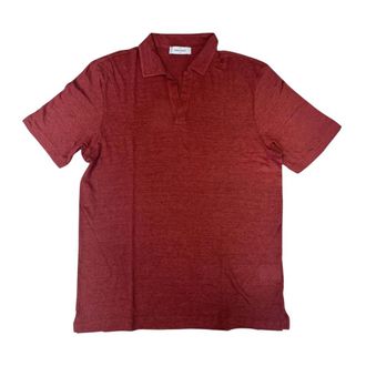 Gran Sasso Skipper Polo - - Tops - Herren - Rot - M