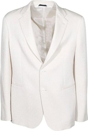 Giorgio Armani Homme, Vestes, Beige, Taille: L Blazer Textur&eacute;