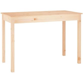 vidaXL Esstisch 110x55x75 cm Massivholz Kiefer - Vidaxl