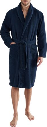 G&ouml;tzburg Herren Bademantel & Morgenmantel aus 100% Baumwolle - Weicher Saunamantel mit Schalkragen, G&uuml;rtel & Taschen (DE/NL/SE/PL, Numerisch, 58, Regular, Regu