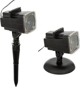 F&eacute;&eacute;ric Lights & Christmas Feeric lights et christmas - Projecteur lumineux 4 films 1 led ext&eacute;rieur blanc froid