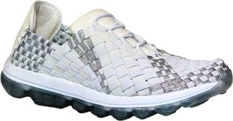 bernie mev. Victoria Gummies Damen Mode Turnschuhe (White Silver Metallic, EU Schuhgr&ouml;&szlig;ensystem, Erwachsene, Damen, Numerisch, M, 41)