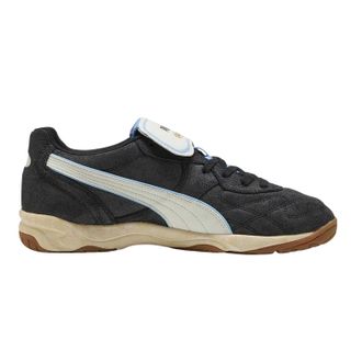 Puma King Hallenfu&szlig;ballschuhe f&uuml;r Herren, Wildleder (Schwarz)