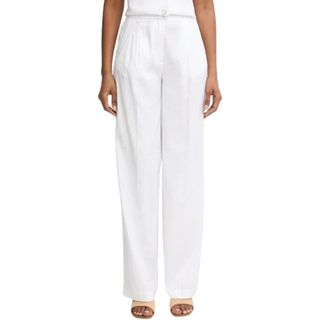 Guess Carla Leinenhose - - Trousers - Damen - Wei&szlig; - L