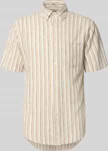 GANT Slim Fit Leinenhemd mit Brusttasche