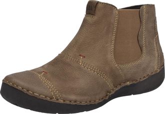 Josef Seibel Damen Chelsea Boots Fergey 55,Weite G (Normal),Wechselfußbett,Schlupfstiefel,flach,Stiefel,Bootee,Booties,Castagne,36 EU