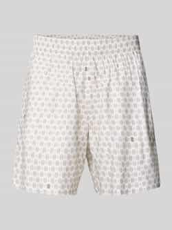 Lacoste Regular Fit Chinoshorts aus Baumwoll-Viskose-Mix Modell Aop Short Tenniscourt