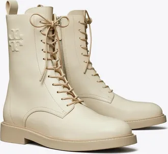 Tory Burch Damen Double T Combat Boot