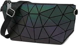 Generic NYSBH Sac &agrave; bandouli&egrave;re pour femme avec cha&icirc;ne et motif g&eacute;om&eacute;trique lumineux, lumineux