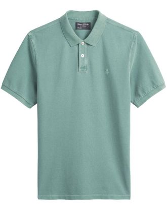 Marc O'Polo Garment Dyed gef&auml;rbtes Piqu&eacute;-Poloshirt, Regular Fit in