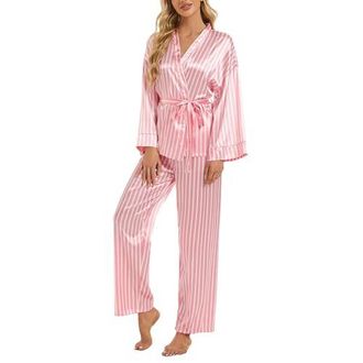 Generic Ensemble de d&eacute;tente pour femme avec capuche et pantalon imprim&eacute; d&eacute;contract&eacute; &agrave; capuche et pantalon imprim&eacute; pour femme - Ensemble de v&ecirc;tements de d&eacute;tent