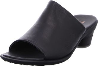 Think Damen Zaza, chromfrei gegerbte nachhaltige Sandale, 0000 SCHWARZ, 39 EU