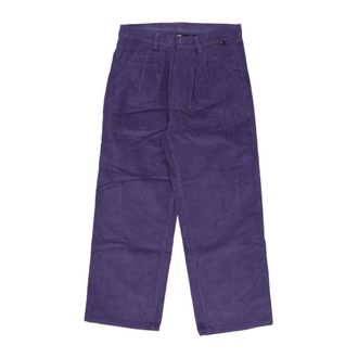 The Hundreds Lange Samthosen - - Trousers - Herren - Lila - W36