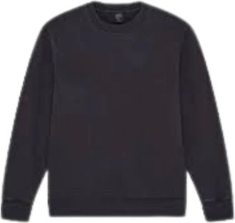 Deus Homme, Sweatshirts et sweats &agrave; capuche, Noir, Taille: XL Shield Garment-Dyed Crew