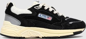 Autry Baskets Homme Hyperway Low Suede Mesh Black Silver